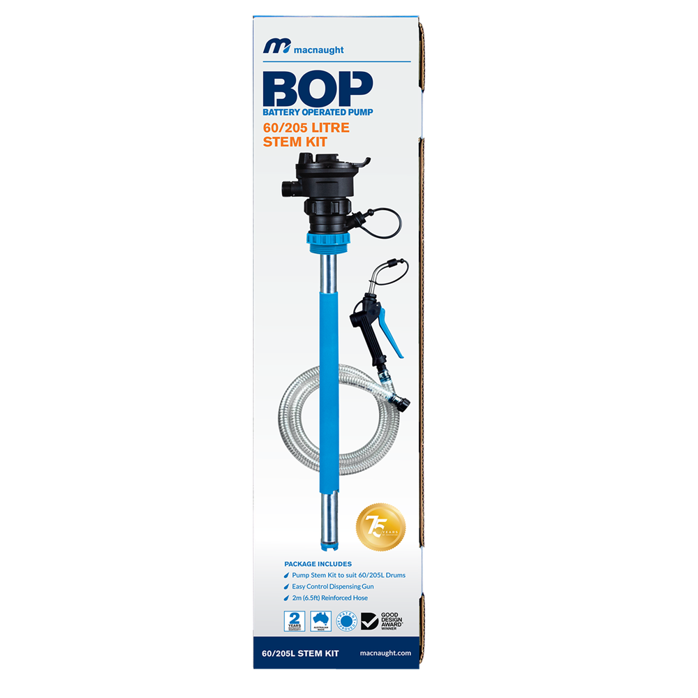 BOP 60/205 LITRE UNIVERSAL STEM KIT VER. AU/NZ | OIL PUMPS - - Macnaught