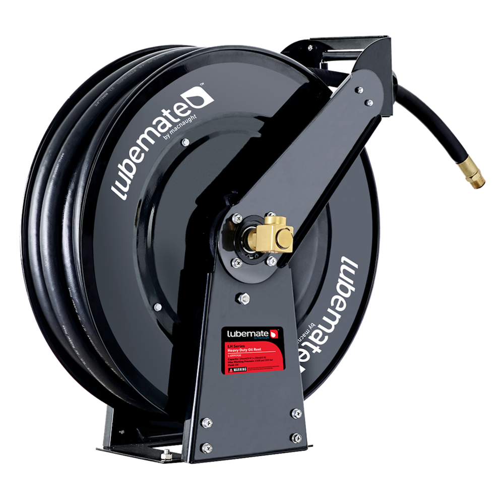 3/4" X 20M TWIN PEDESTAL OIL REEL - Macnaught - Macnaught