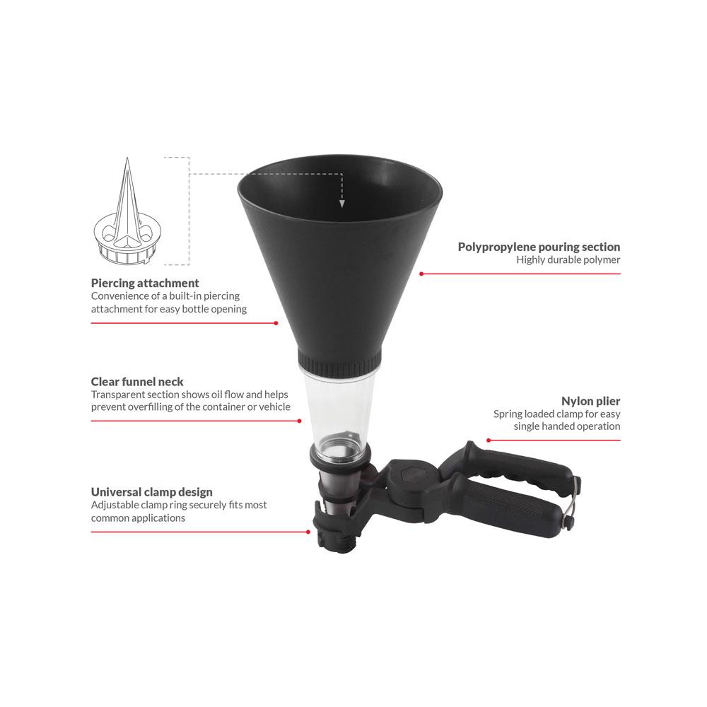 UNIVERSAL CLAMP FUNNEL - Macnaught - Macnaught