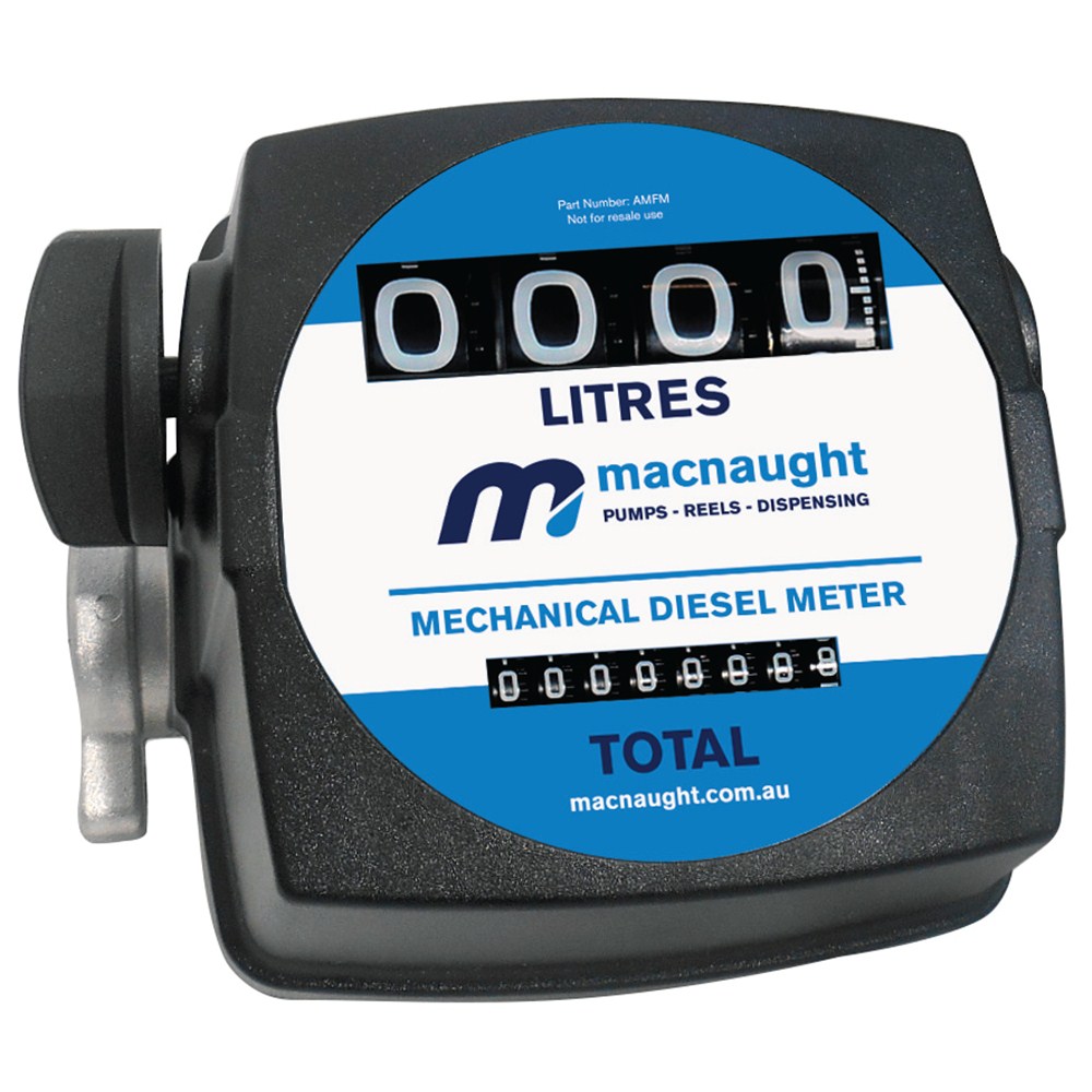 1" MECHANICAL DIESEL FUEL METER- - Macnaught